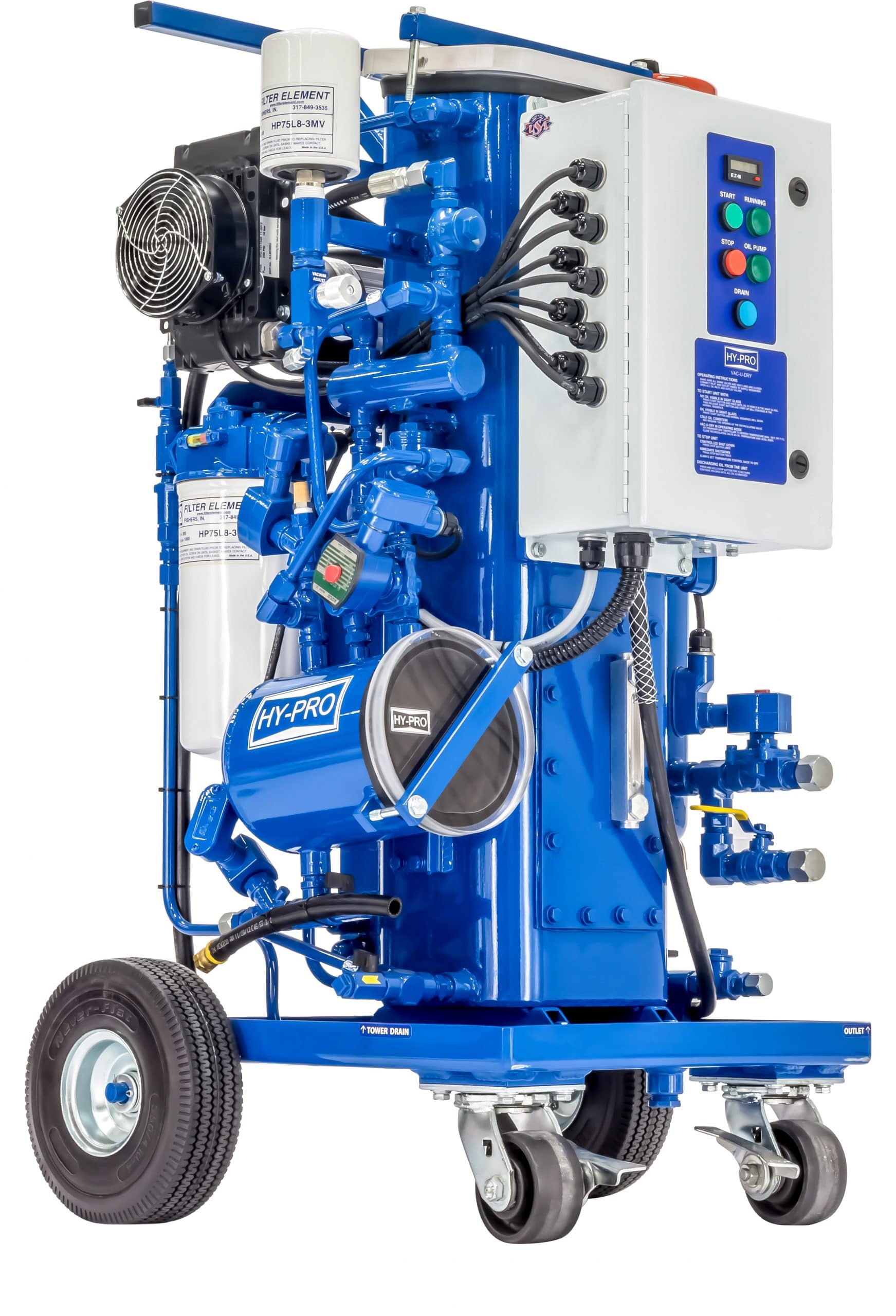 Remove Water From Hydraulic Oil & Extend Component Lifespan