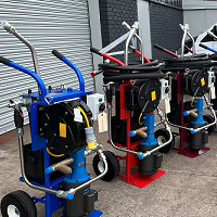 Filter Carts Are Ideal For Filtering & Transferring Hydraulic Oils